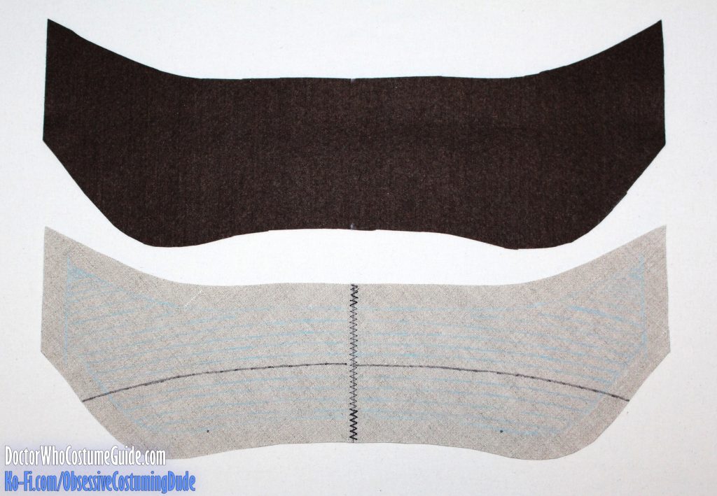 Tenth Doctor Brown Suit Tutorial - Jacket Collar - Doctor Who Costume Guide