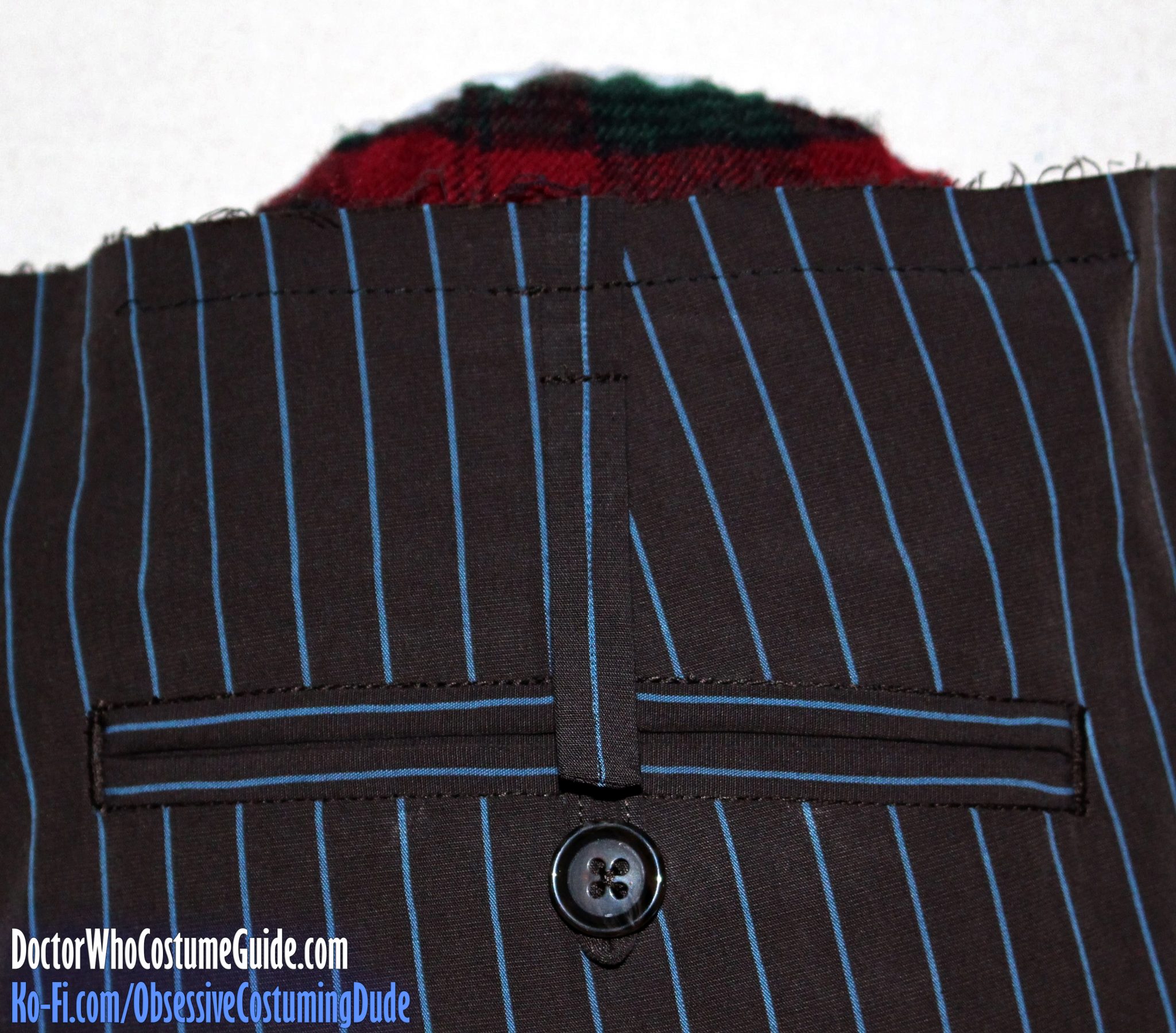 Tenth Doctor Brown Suit Tutorial - Trousers Belt Loops - Doctor Who ...