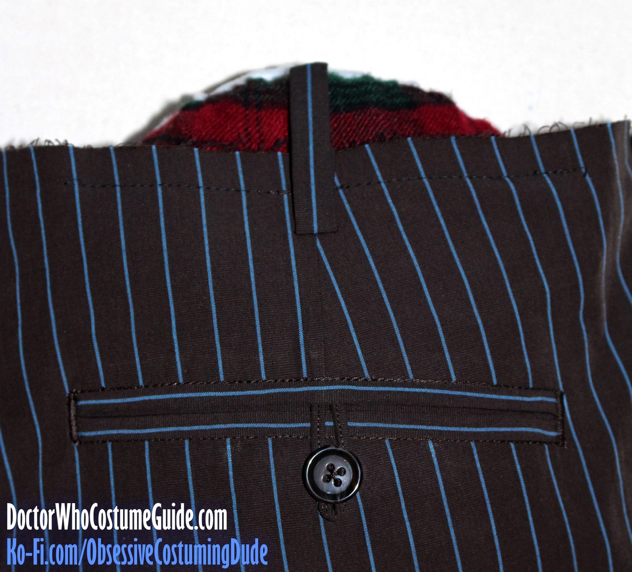 Tenth Doctor Brown Suit Tutorial - Trousers Belt Loops - Doctor Who ...