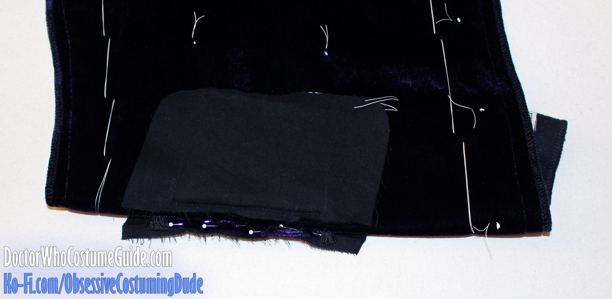 Eleventh Doctor Velvet Waistcoat - Sewing Tutorial - Doctor Who Costume ...