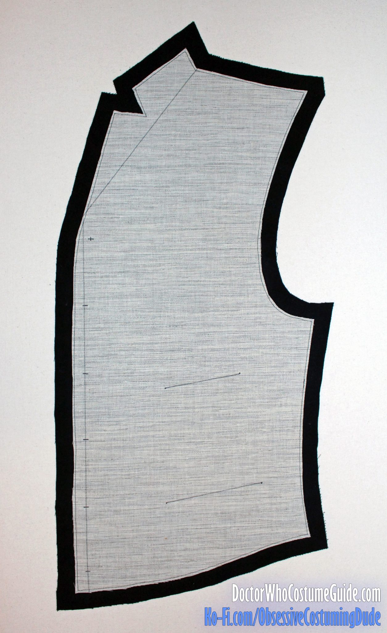 Eleventh Doctor Velvet Waistcoat - Sewing Tutorial - Doctor Who Costume ...