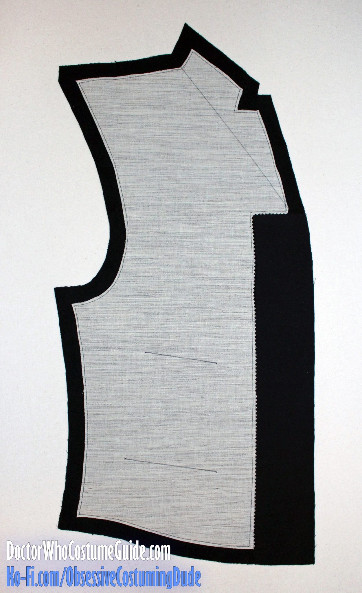 Eleventh Doctor Velvet Waistcoat - Sewing Tutorial - Doctor Who Costume ...