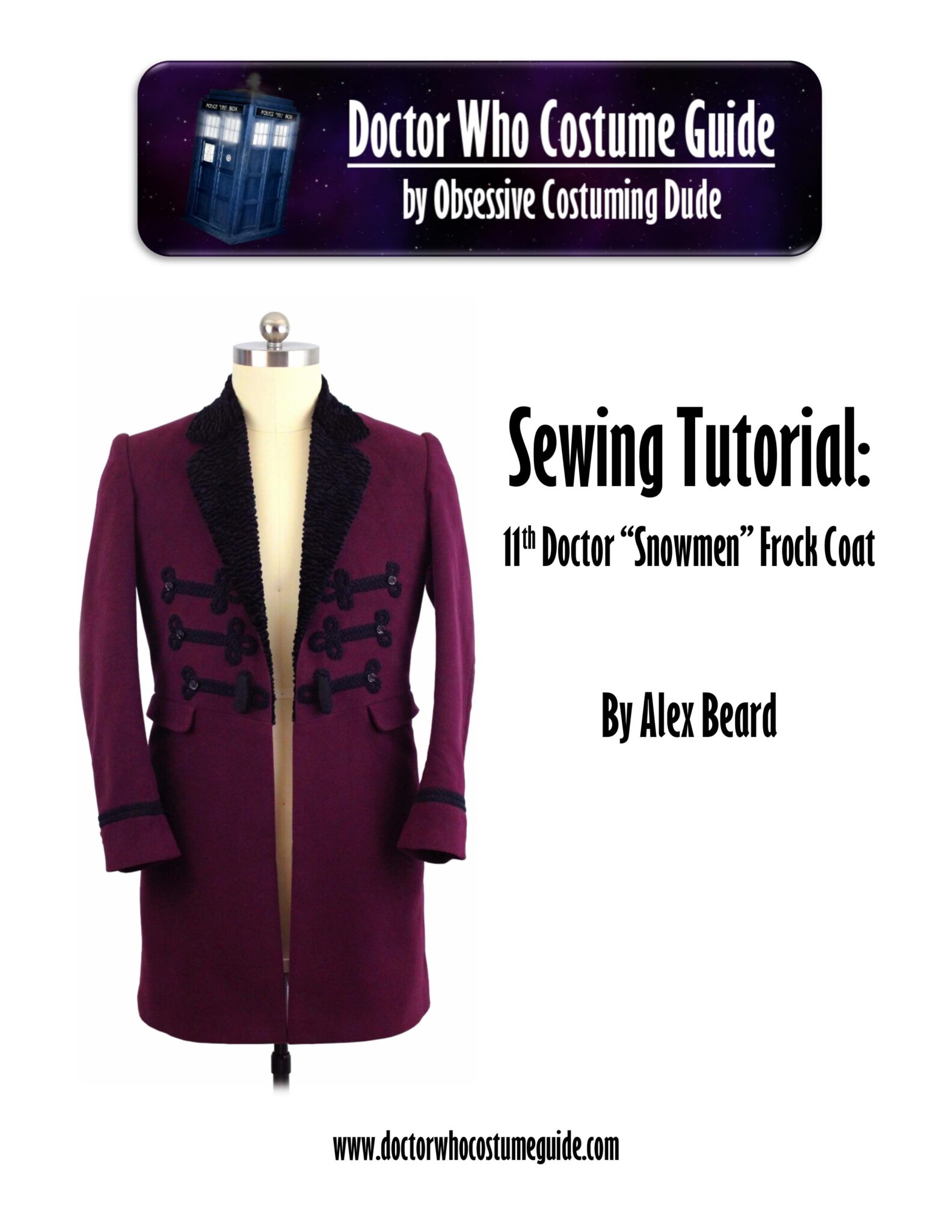 Eleventh Doctor "Snowmen" Frock Coat – Sewing Tutorial - Doctor Who ...